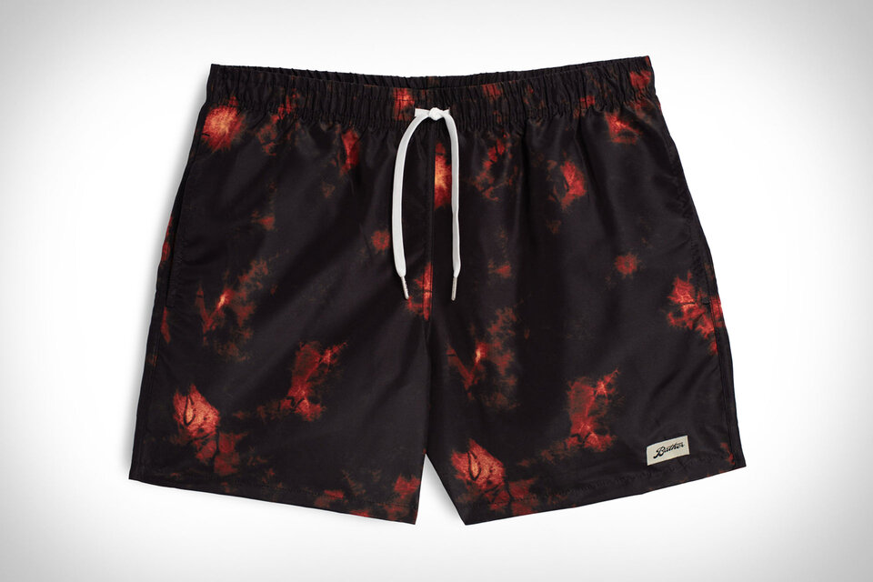 Bather Orange Costal Swim Trunks | Uncrate