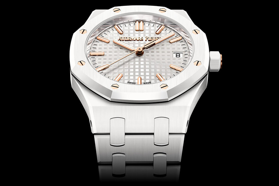 Audemars Piguet 34mm Royal Oak White Ceramic | Uncrate