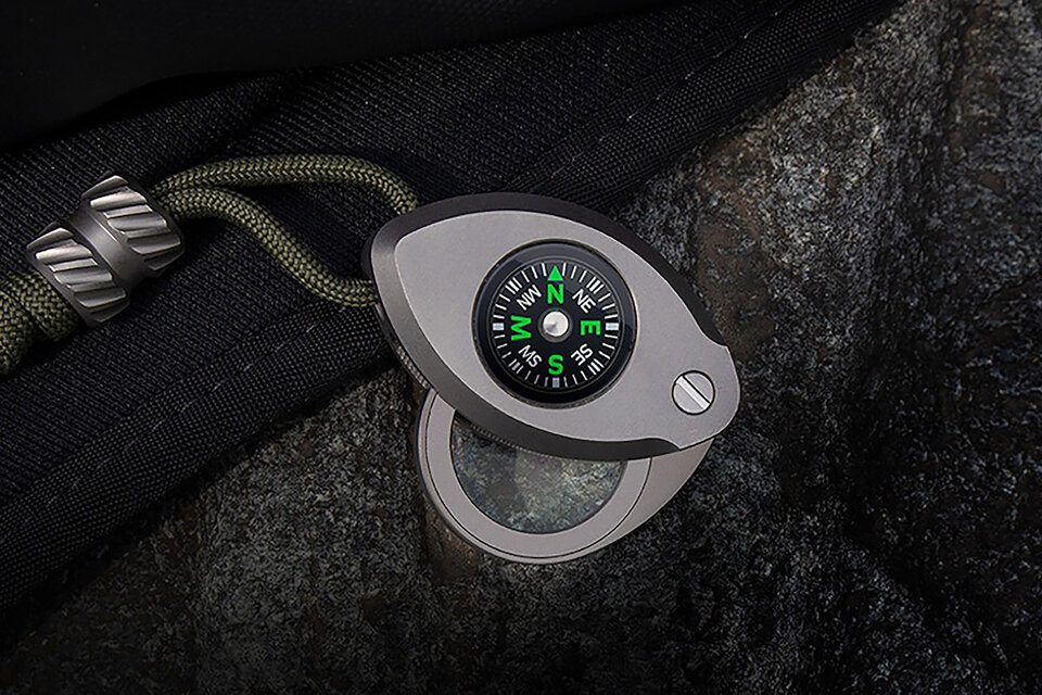 Polar Pupil Titanium Compass | Uncrate