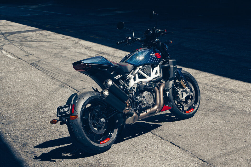 Indian FTR x 100% R Carbon Motorcycle | Uncrate