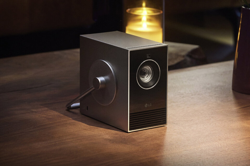 LG CineBeam Qube 4K Projector | Uncrate