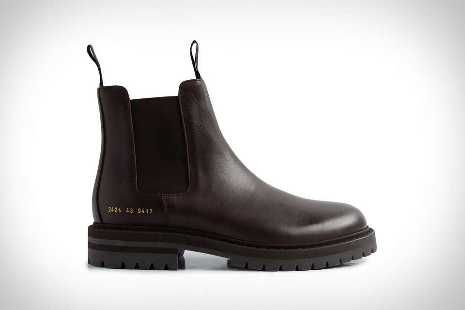 Common Projects Full Leather Chelsea Boots | Uncrate