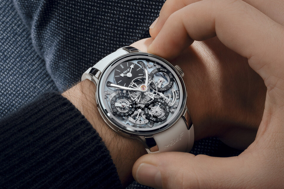 MB&F LM Perpetual EVO Blue Watch | Uncrate
