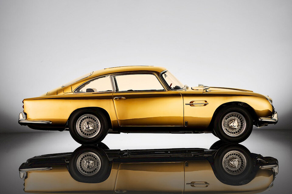 Agora x 007 24ct Gold-plated DB5 Scale Model | Uncrate