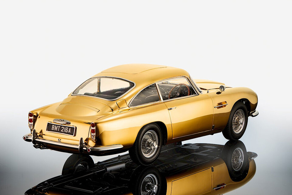 Agora x 007 24ct Gold-plated DB5 Scale Model | Uncrate