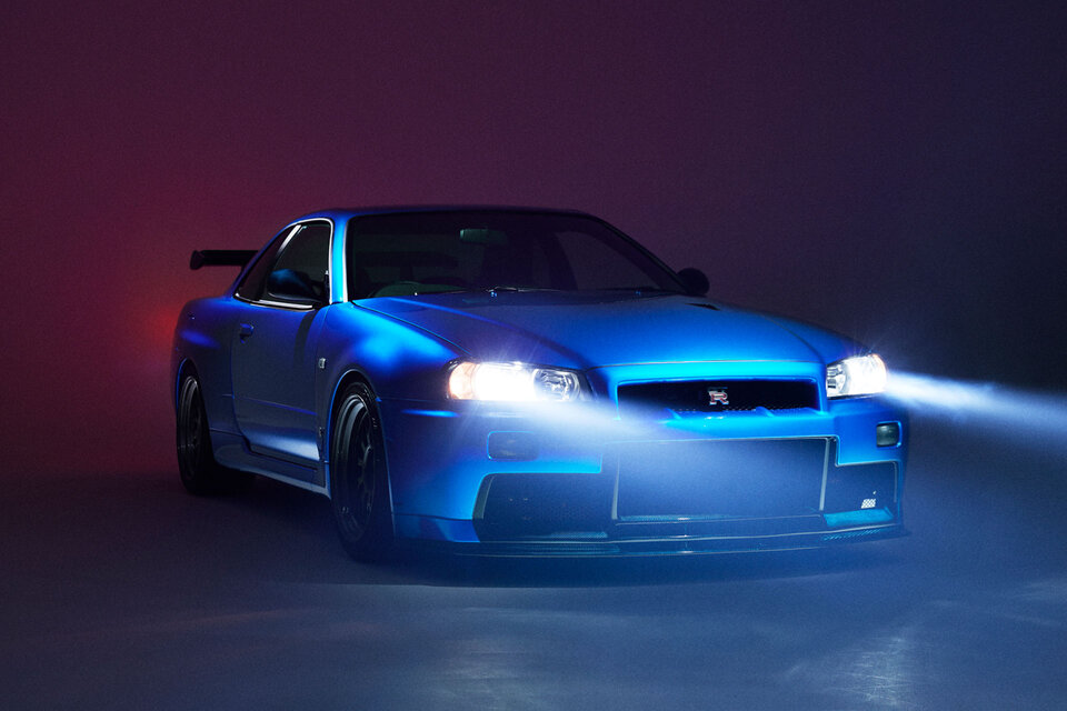 Built By Legends Bayside Blue Nissan R34 GT-R Restomod | Uncrate