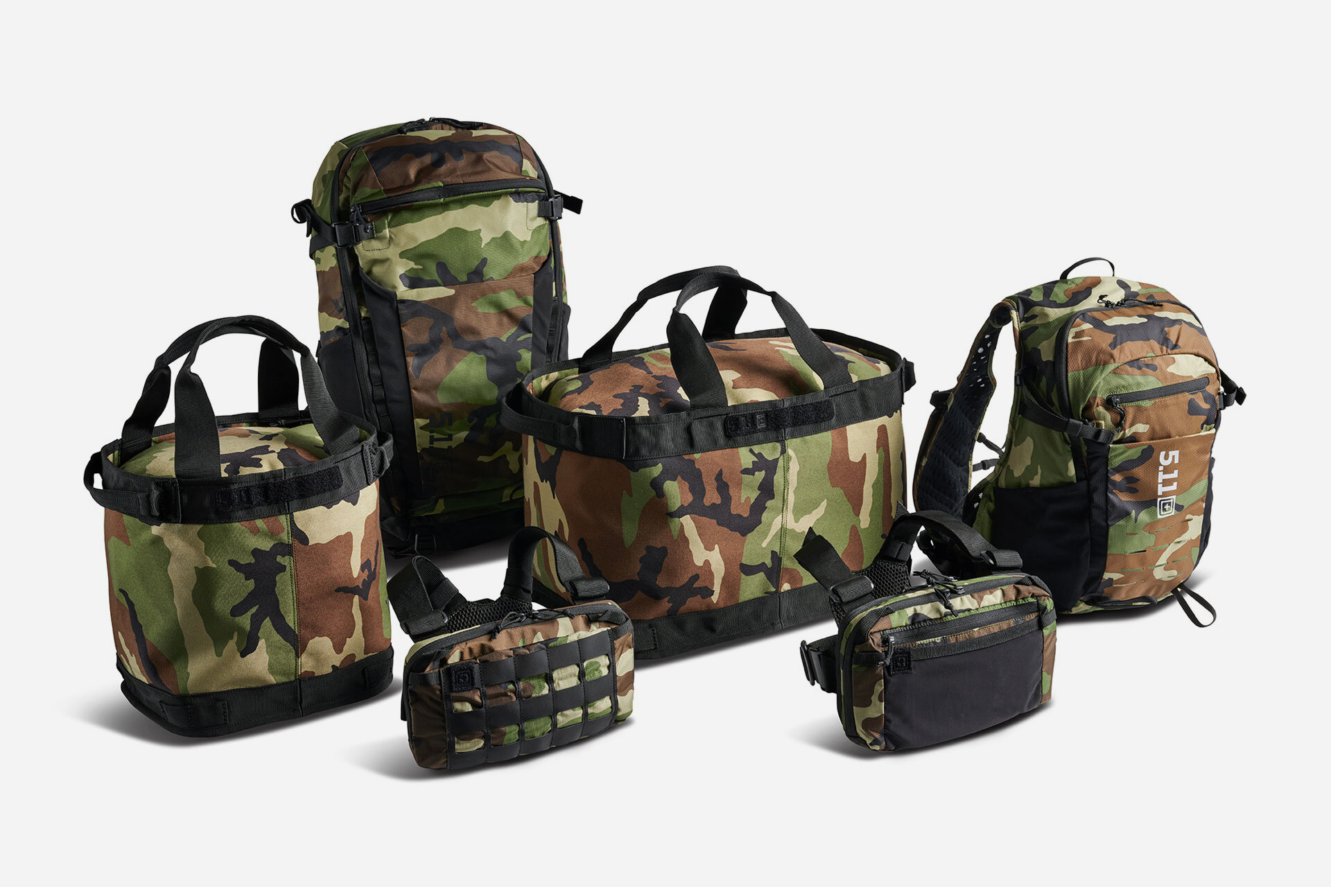 5.11 Tactical Woodland Camo Collection | Uncrate