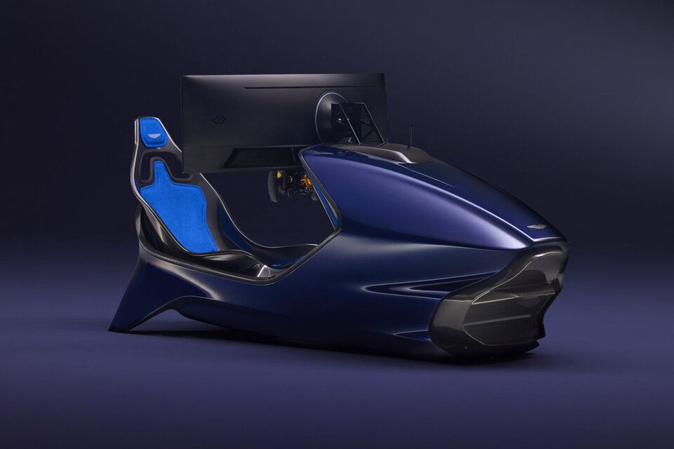 Curv x Aston Martin AMR-C01-R Racing Simulator | Uncrate