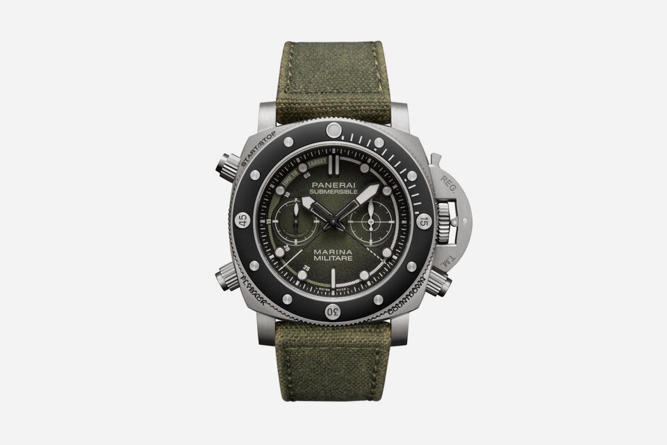 Panerai Submersible Chrono Marina Militare Experience Watch | Uncrate
