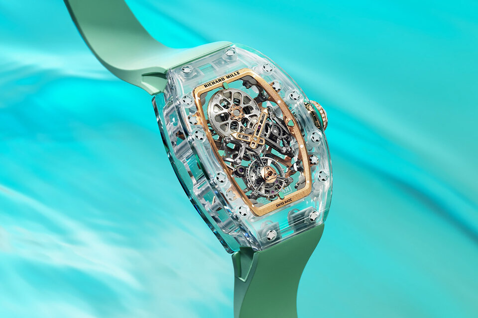 Richard Mille RM 75-01 Flying Tourbillon Sapphire Watch | Uncrate