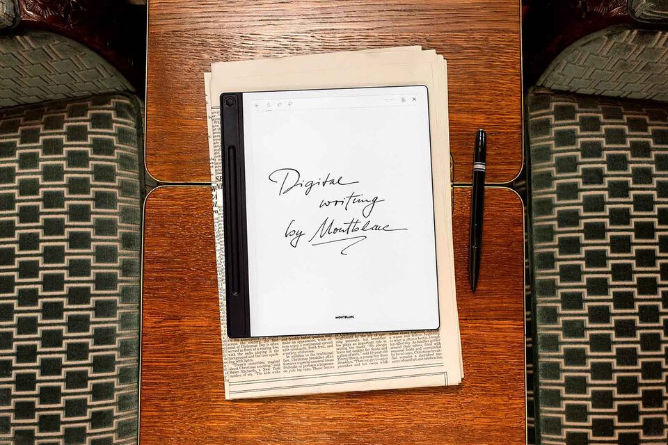 Montblanc Digital Paper Writing Tablet | Uncrate