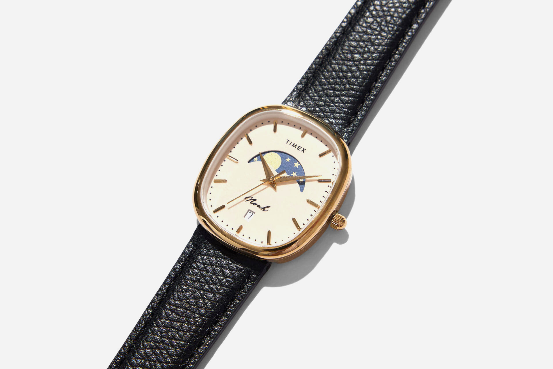 Timex x Noah Oval Moon Phase Watch | Uncrate