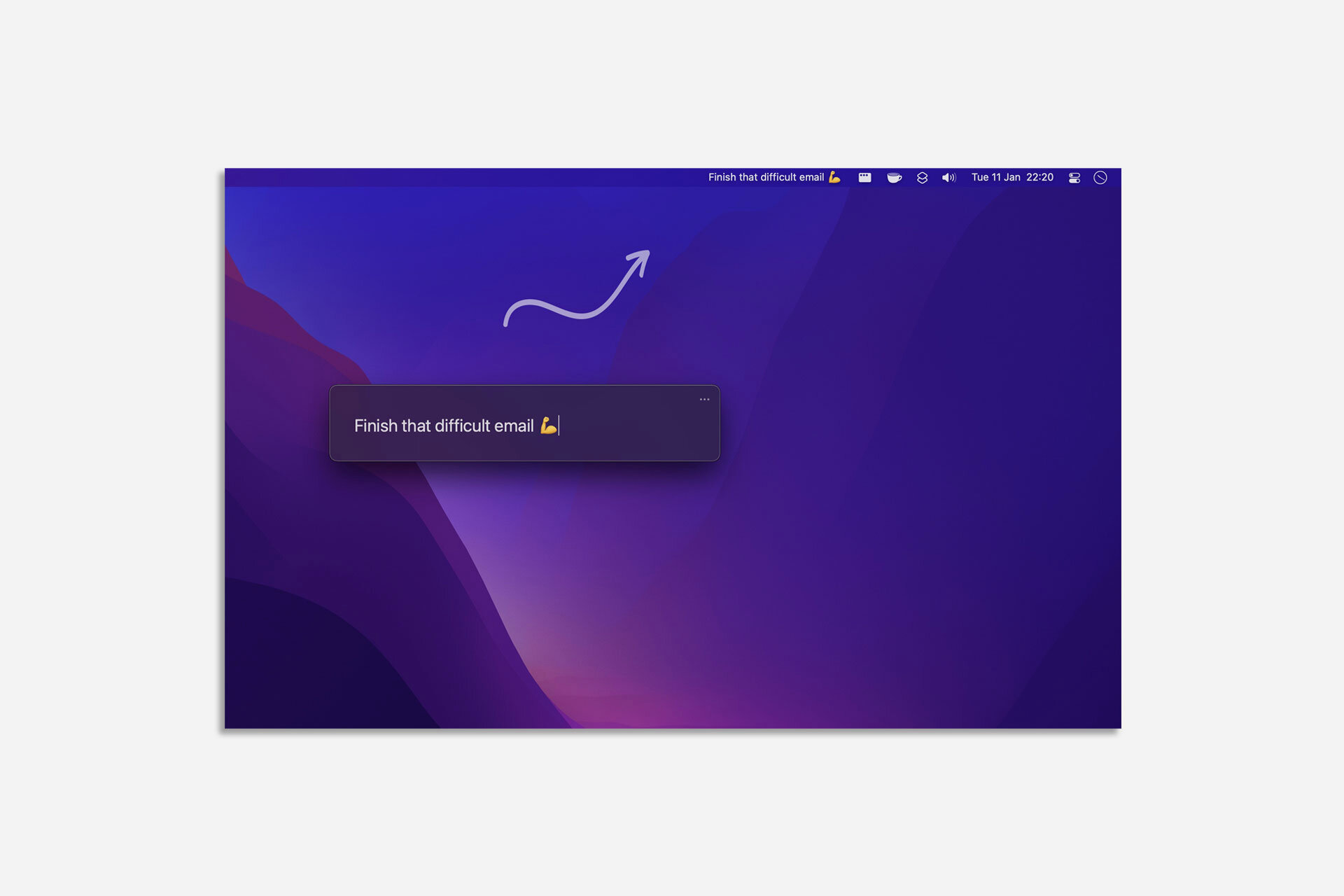 One Thing Menu Bar App | Uncrate