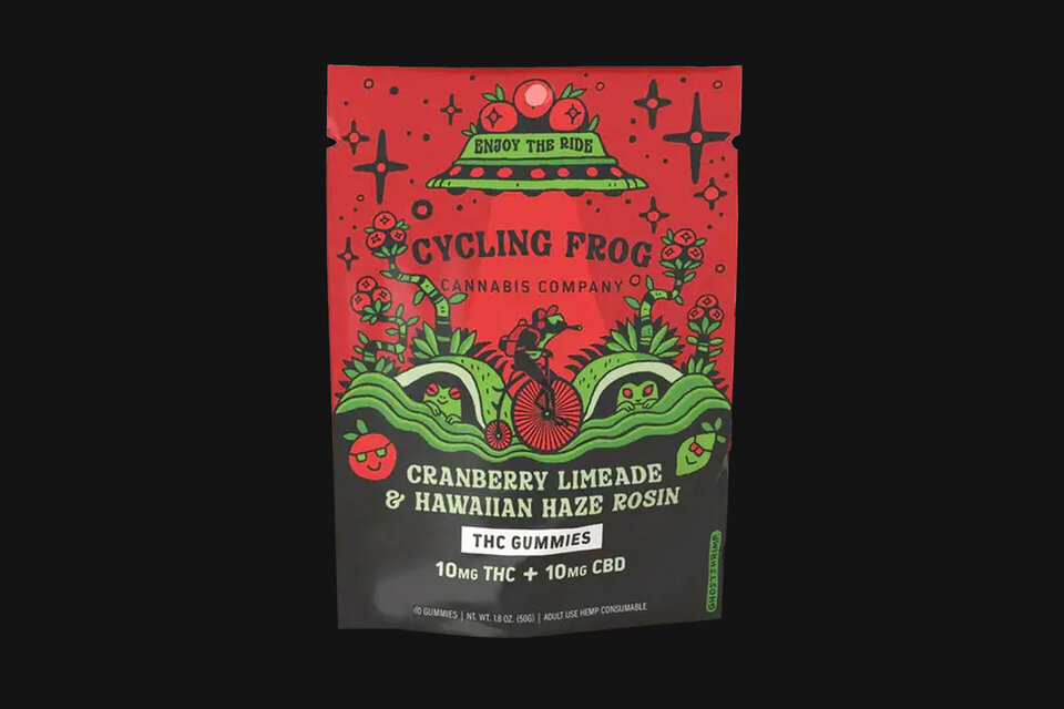 Cycling Frog Cranberry Limeade Rosin Gummies | Uncrate