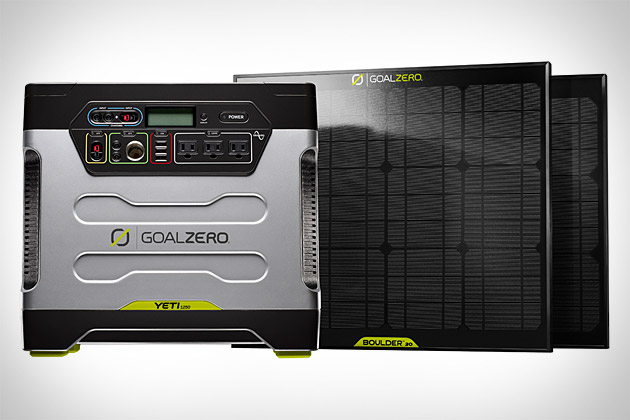 Goal Zero Yeti Solar Generator | Uncrate