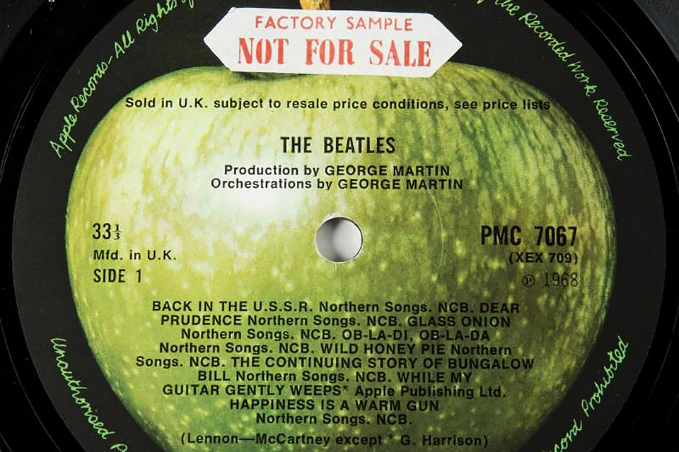 The Beatles White Album Pressing No. 0000001 | Uncrate