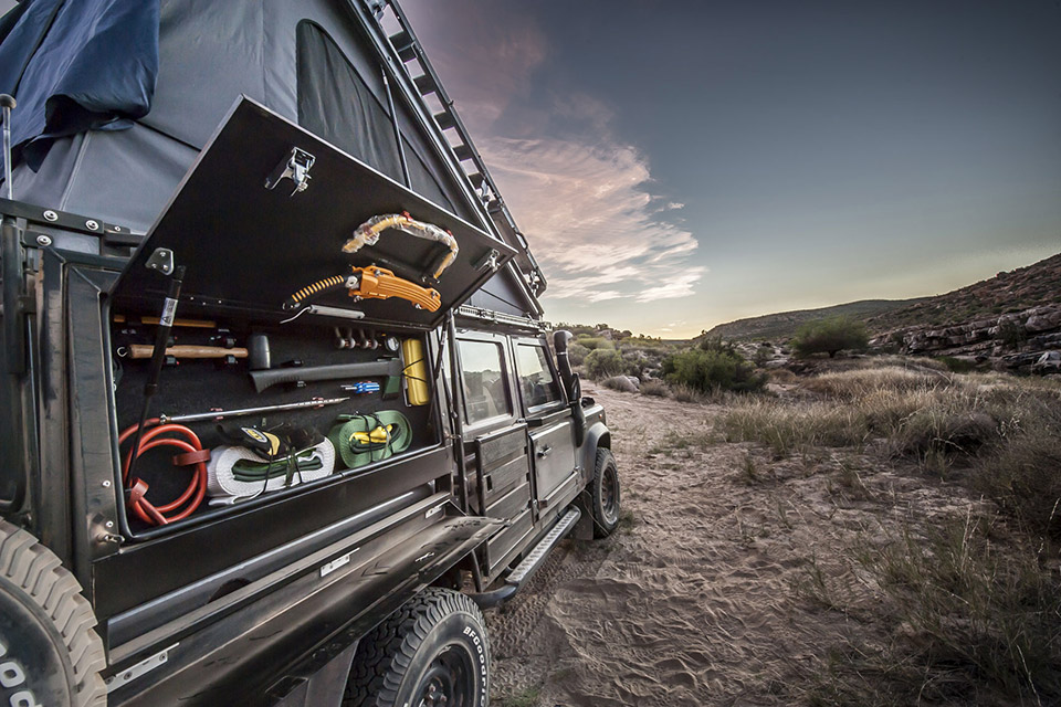 Land Rover Defender Rooftop Sleeper Conversion | Uncrate