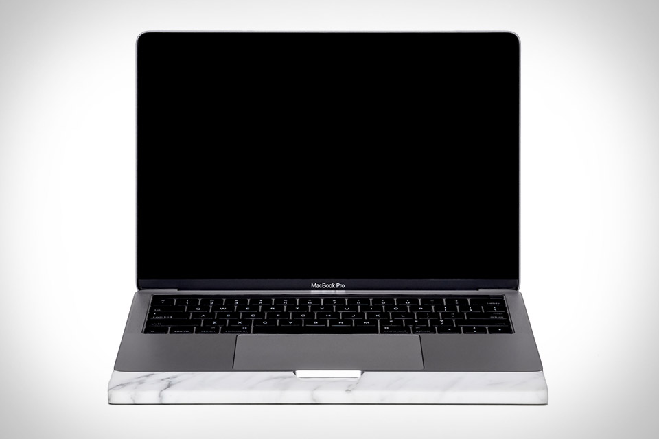 De Dolomieu Block Marble Macbook Stand | Uncrate