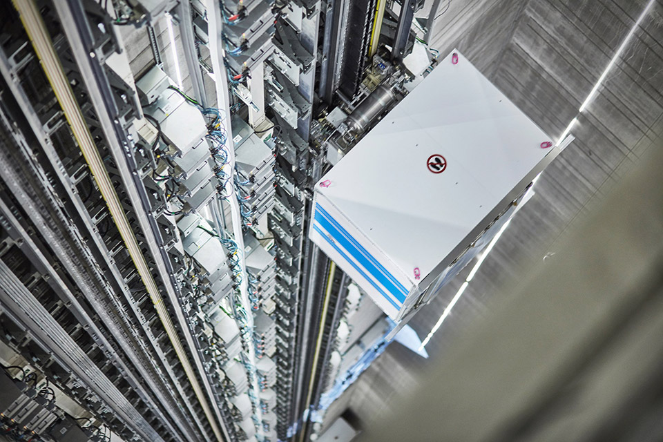 Multi Rope-Free Sideways Elevator | Uncrate