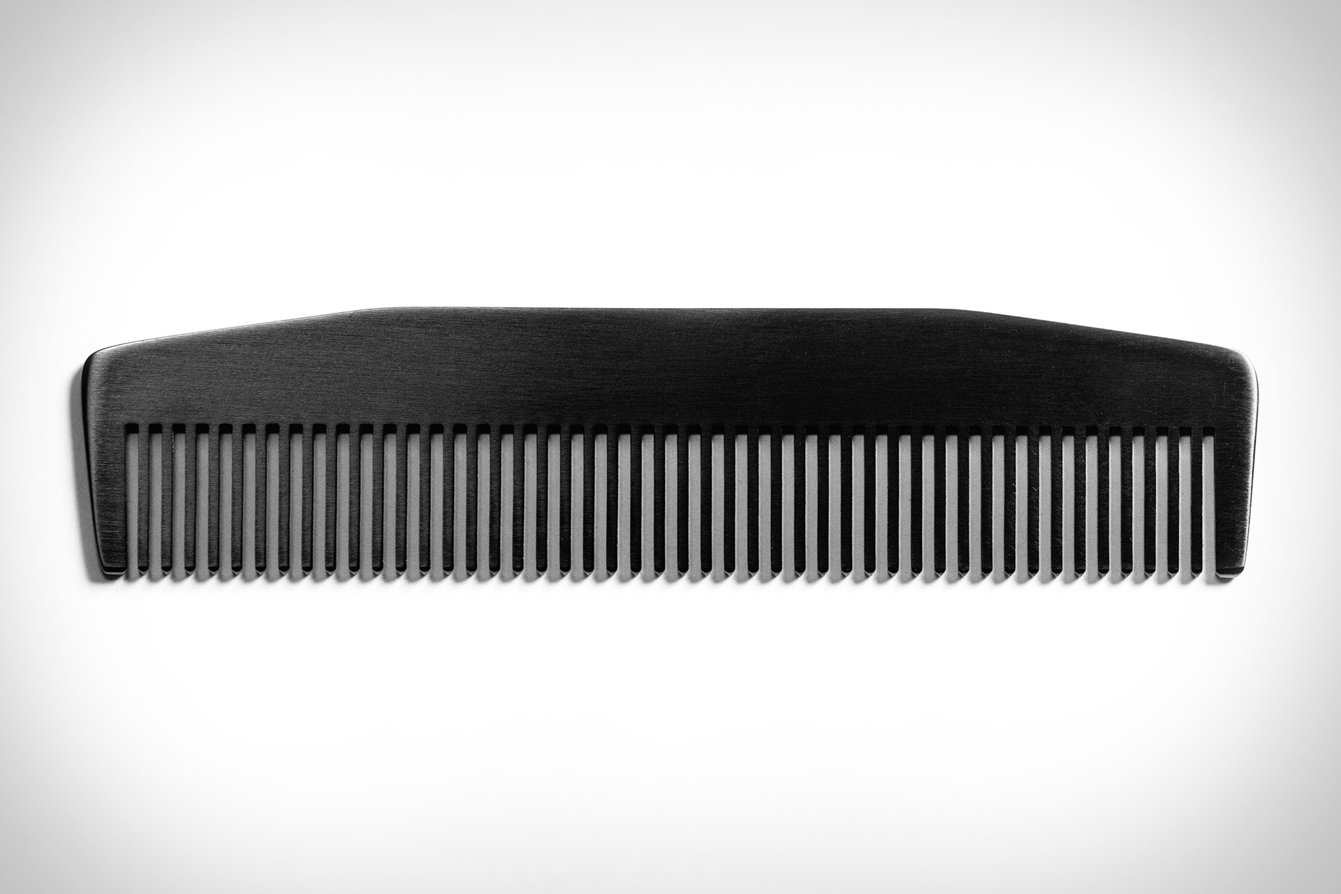 Chicago Comb Co. Black Stainless Steel Comb | Uncrate