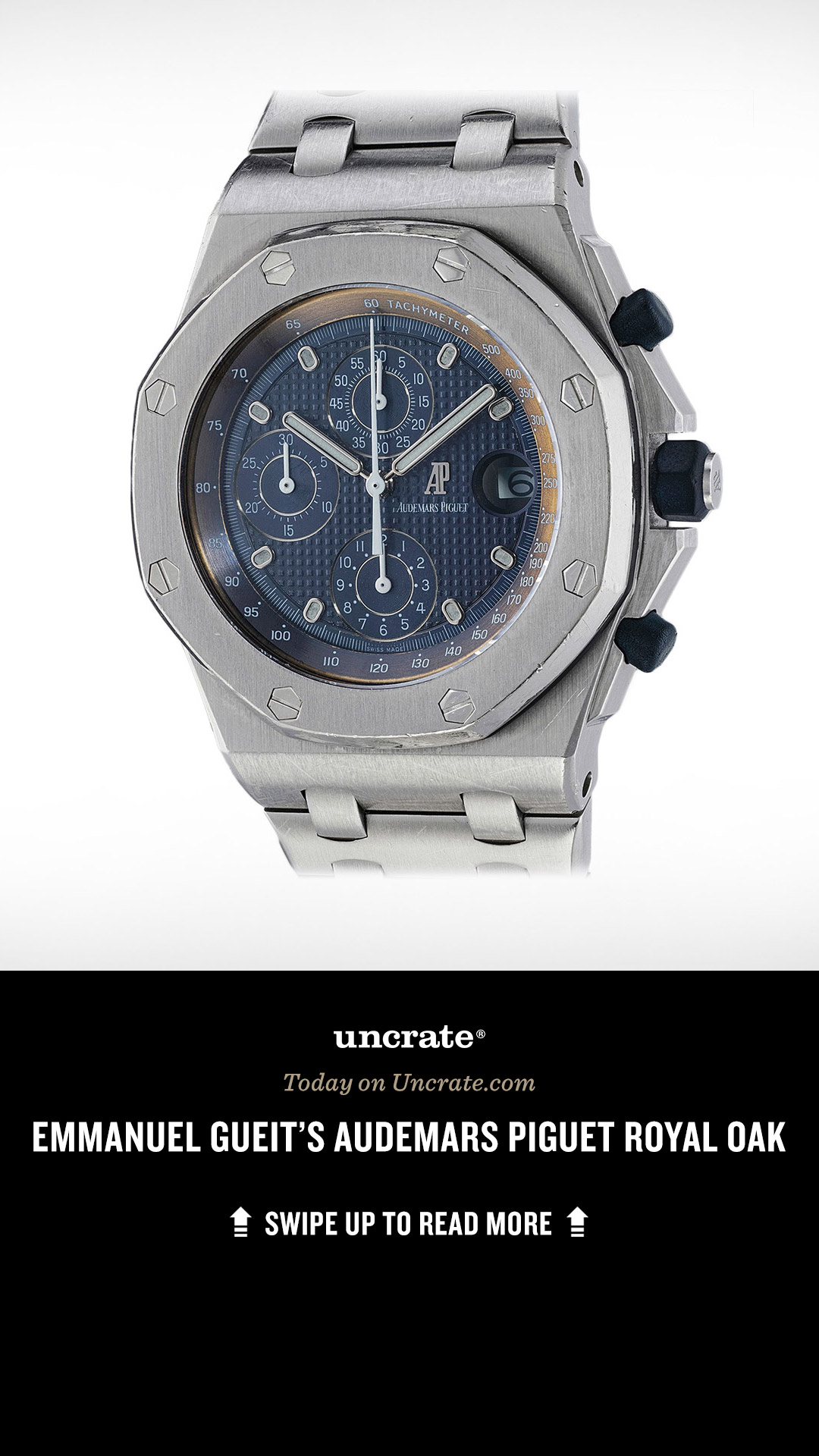 Reloj Audemars Piguet Royal Oak Offshore de Emmanuel Gueit | Uncrate