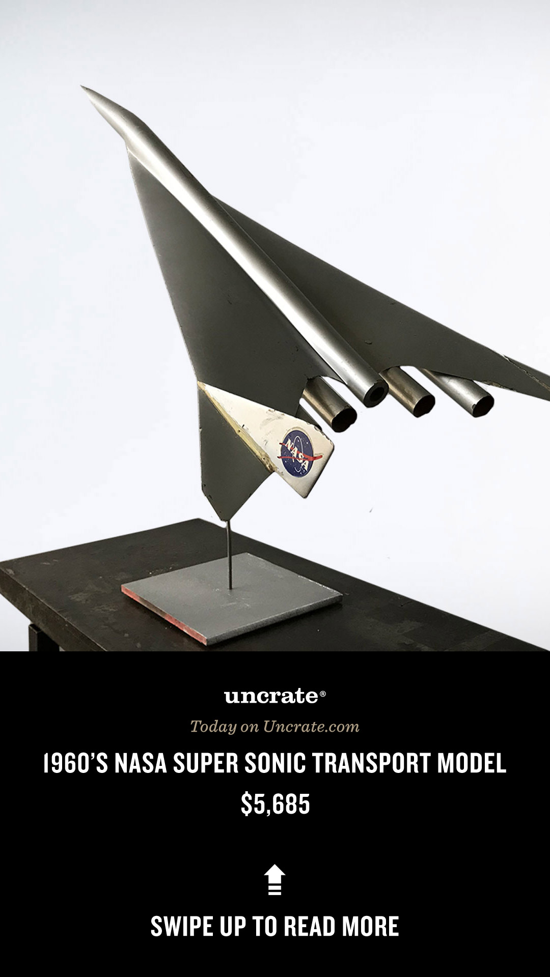 1960's NASA Super Sonic Transport Model | Uncrate