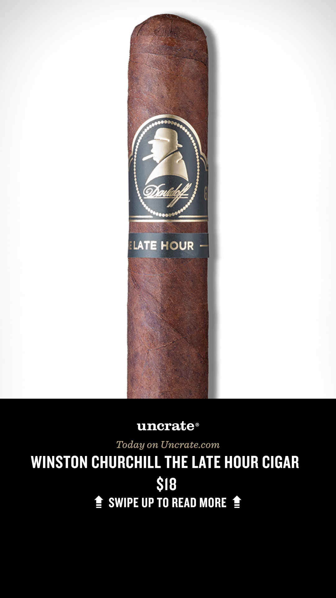 Le Cigare The Late Hour de la Collection Winston Churchill de Davidoff ...