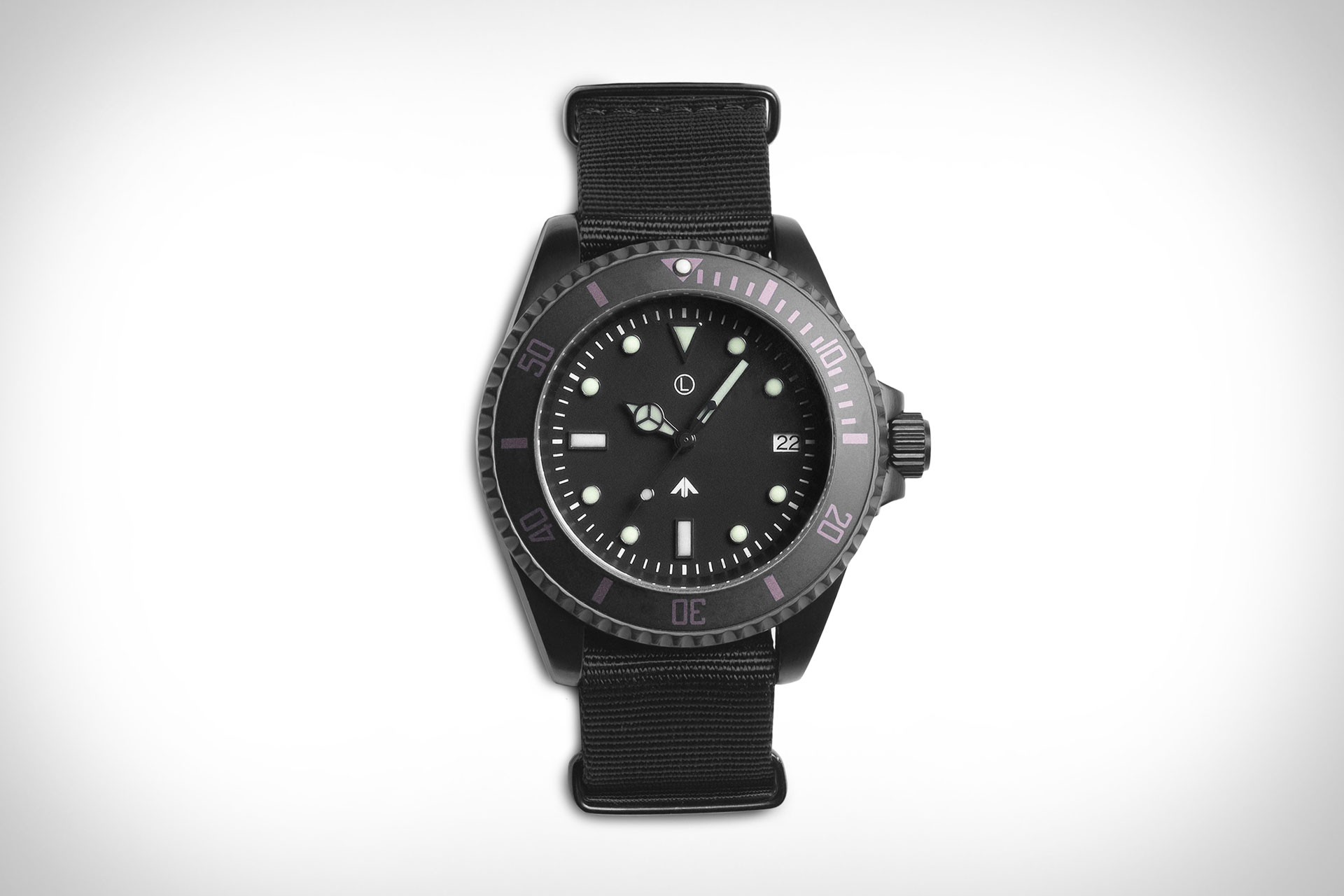 MWC Black Military Sub Watch | Uncrate