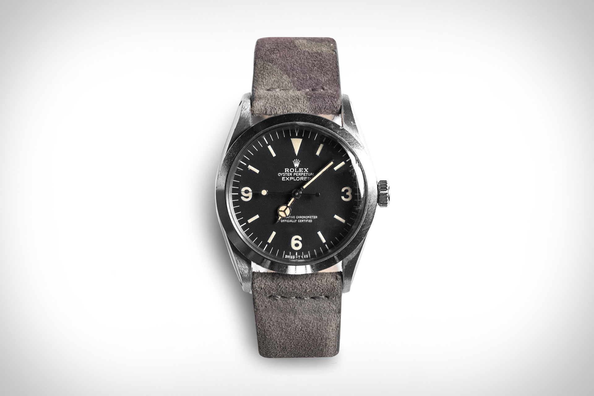 Suede Camouflage Watch Strap | Uncrate