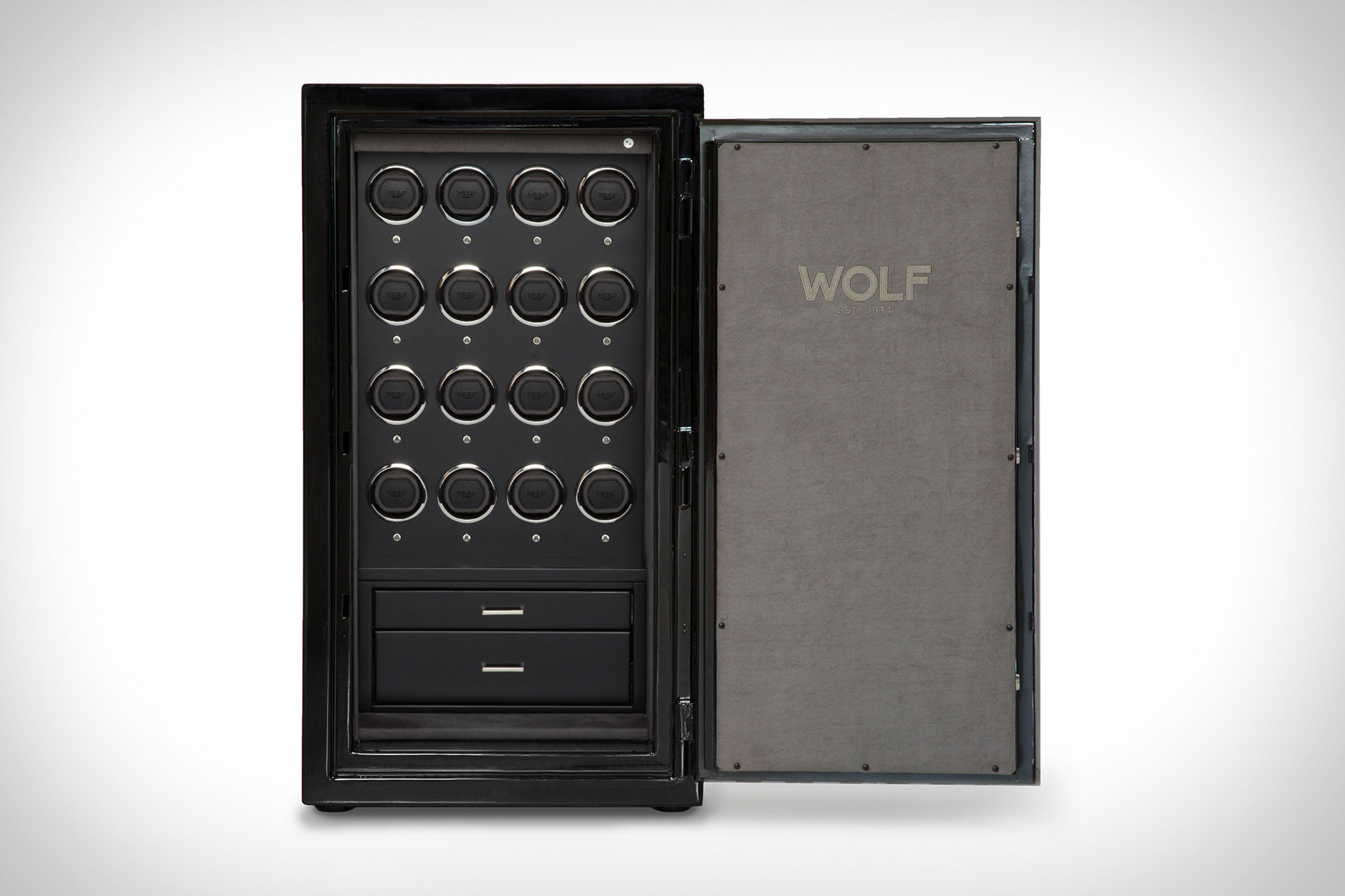 Wolf 1834 Watch Winder Safes | Uncrate