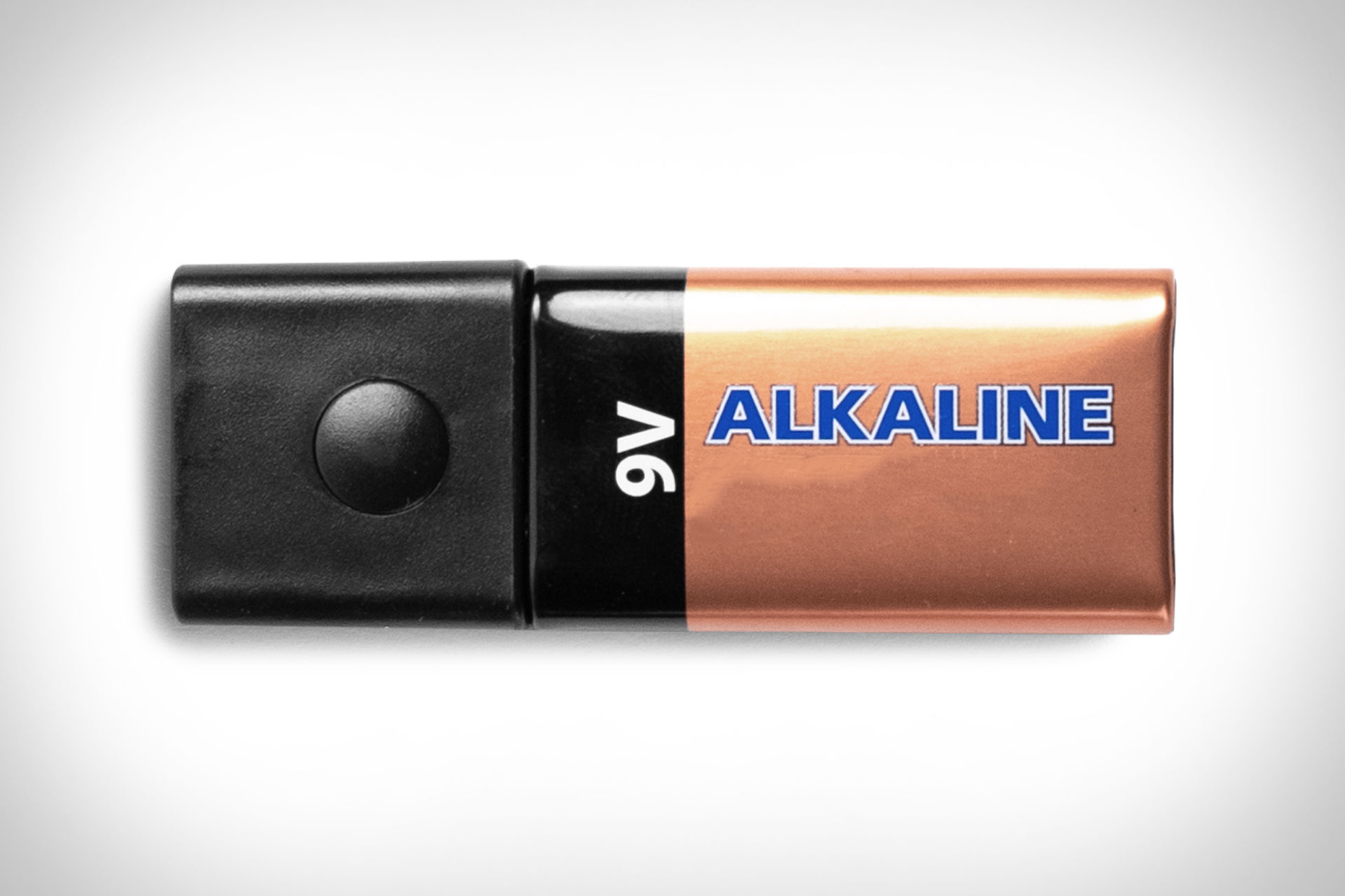 9v Battery LED Flashlight | Uncrate