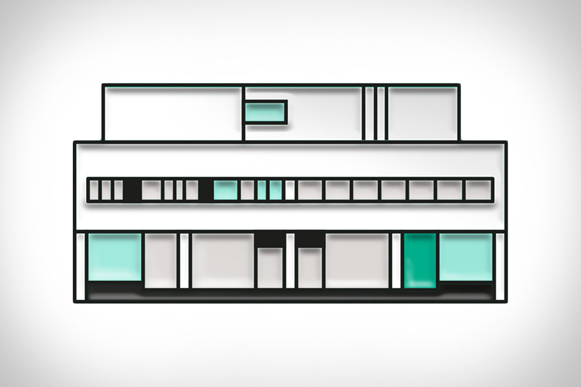 Drop-A-Pin Architectural Enamel Pins | Uncrate