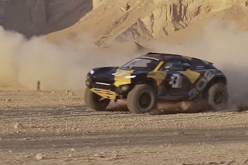 Ken Block Drives The Extreme E Race Car | Uncrate
