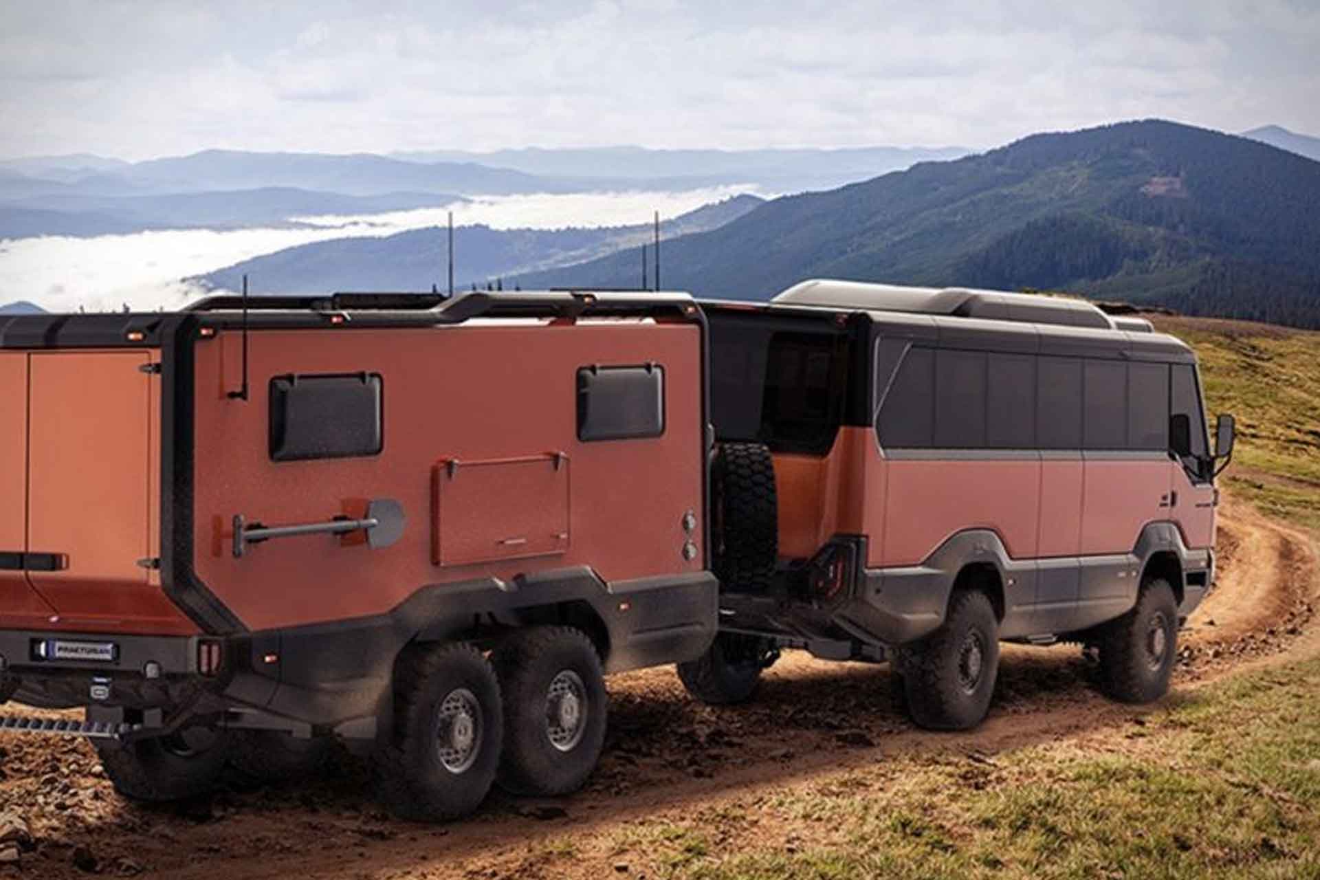 Torsus Praetorianオフロードバス | Uncrate