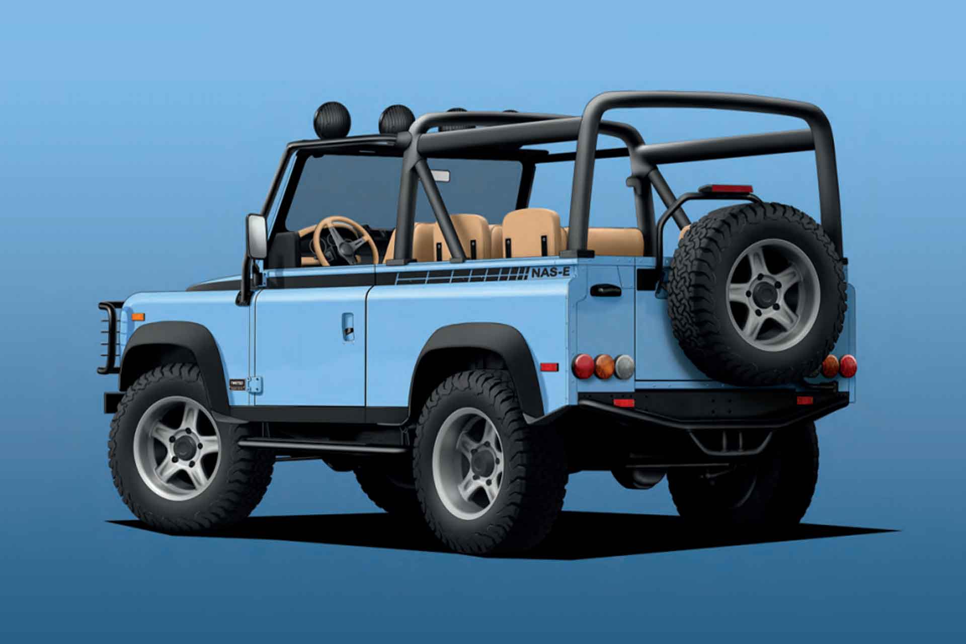 Twisted Electric Land Rover Defender 90 SUV | Uncrate