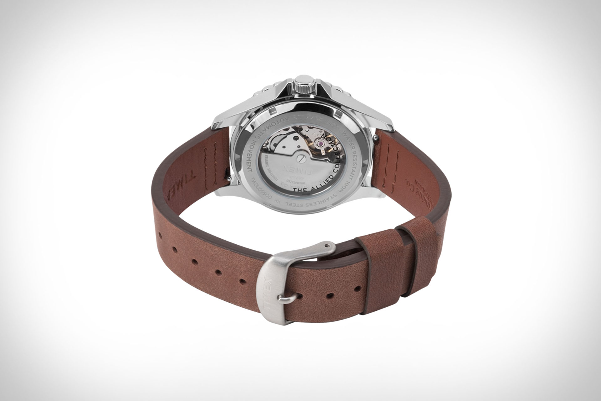 Timex Navi XL Red Bezel Automatic Watch | Uncrate