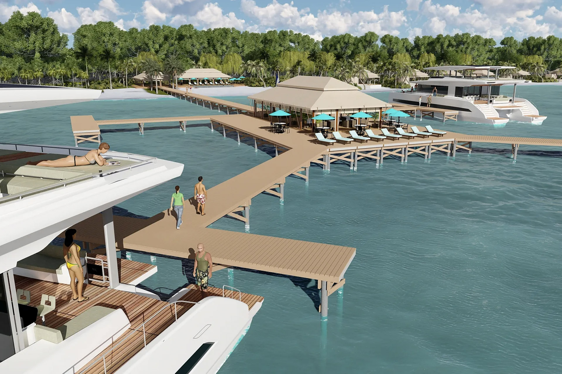 Silent-Yachts Catamaran Resort Concept | Uncrate