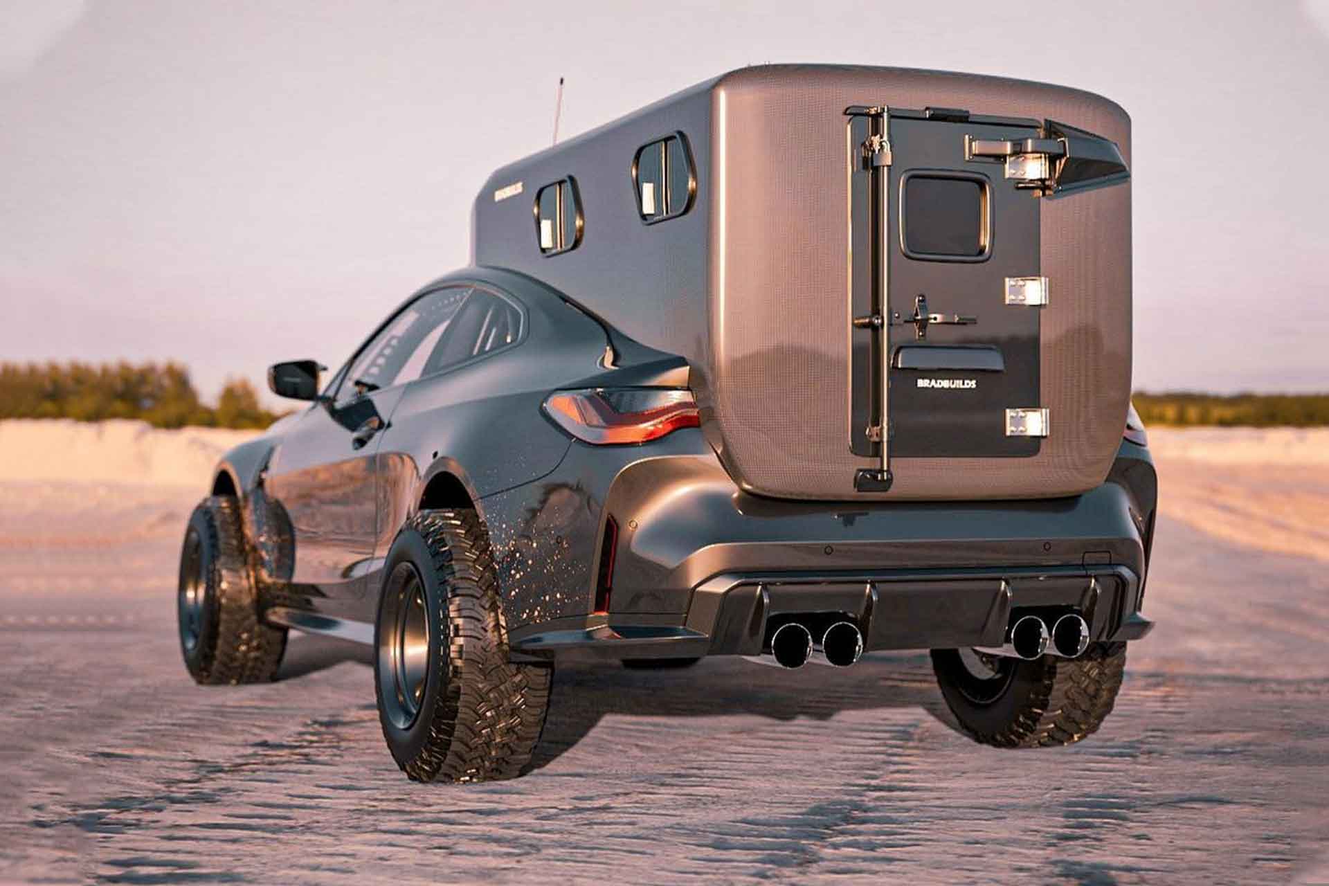 Brad Builds BMW M4 Camper | Uncrate