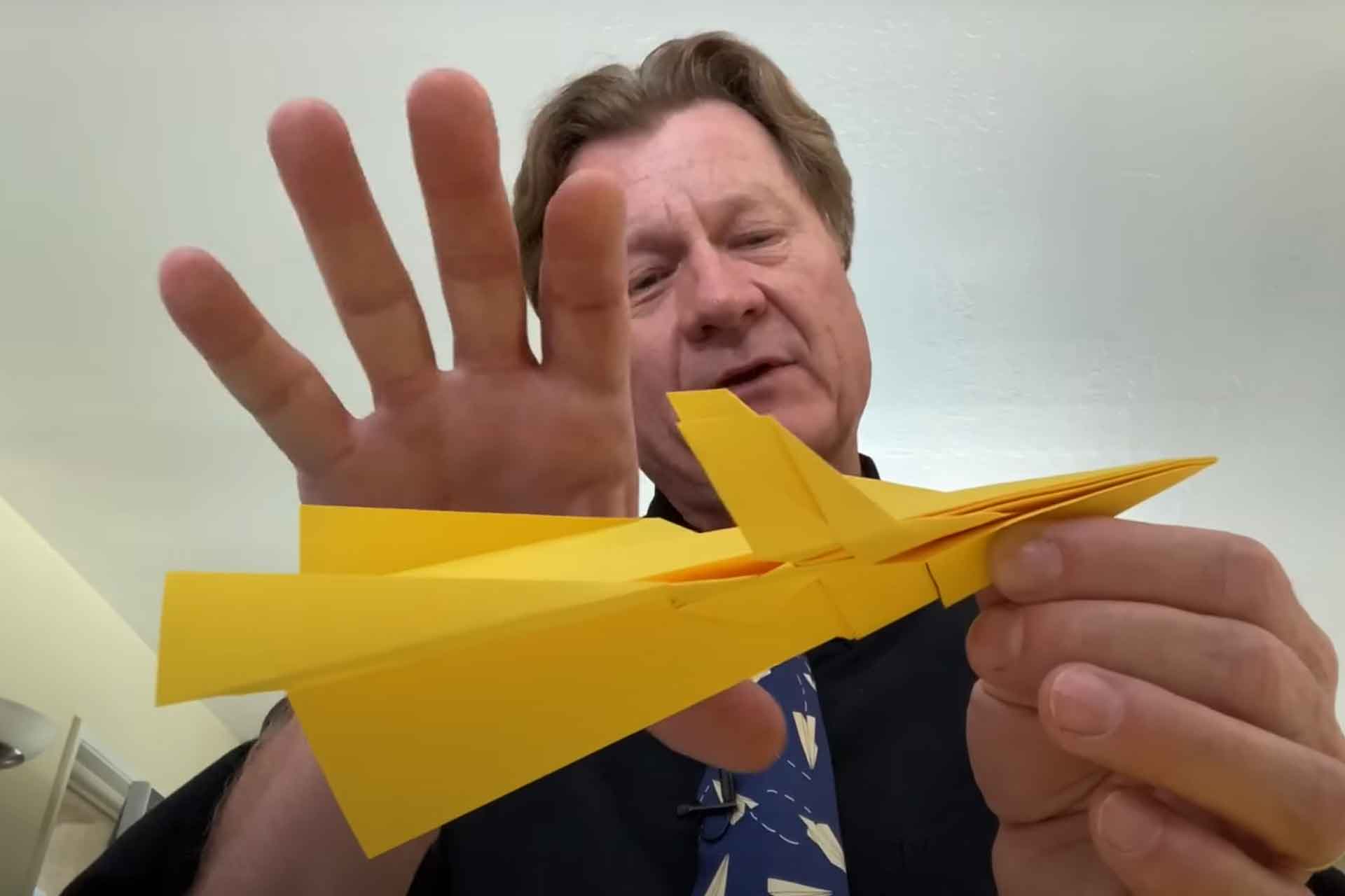 How To Fold The Canard Paper Airplane Uncrate How To Fold The Canard Paper Airplane Uncrate