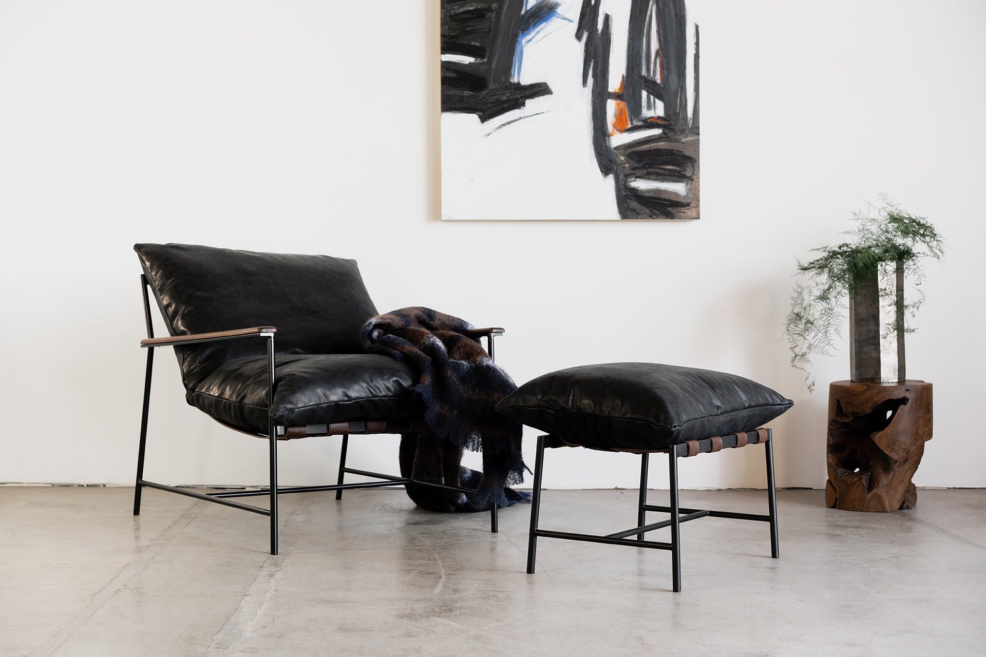 Denver Modern Vail Lounge Chair & Ottoman | Uncrate