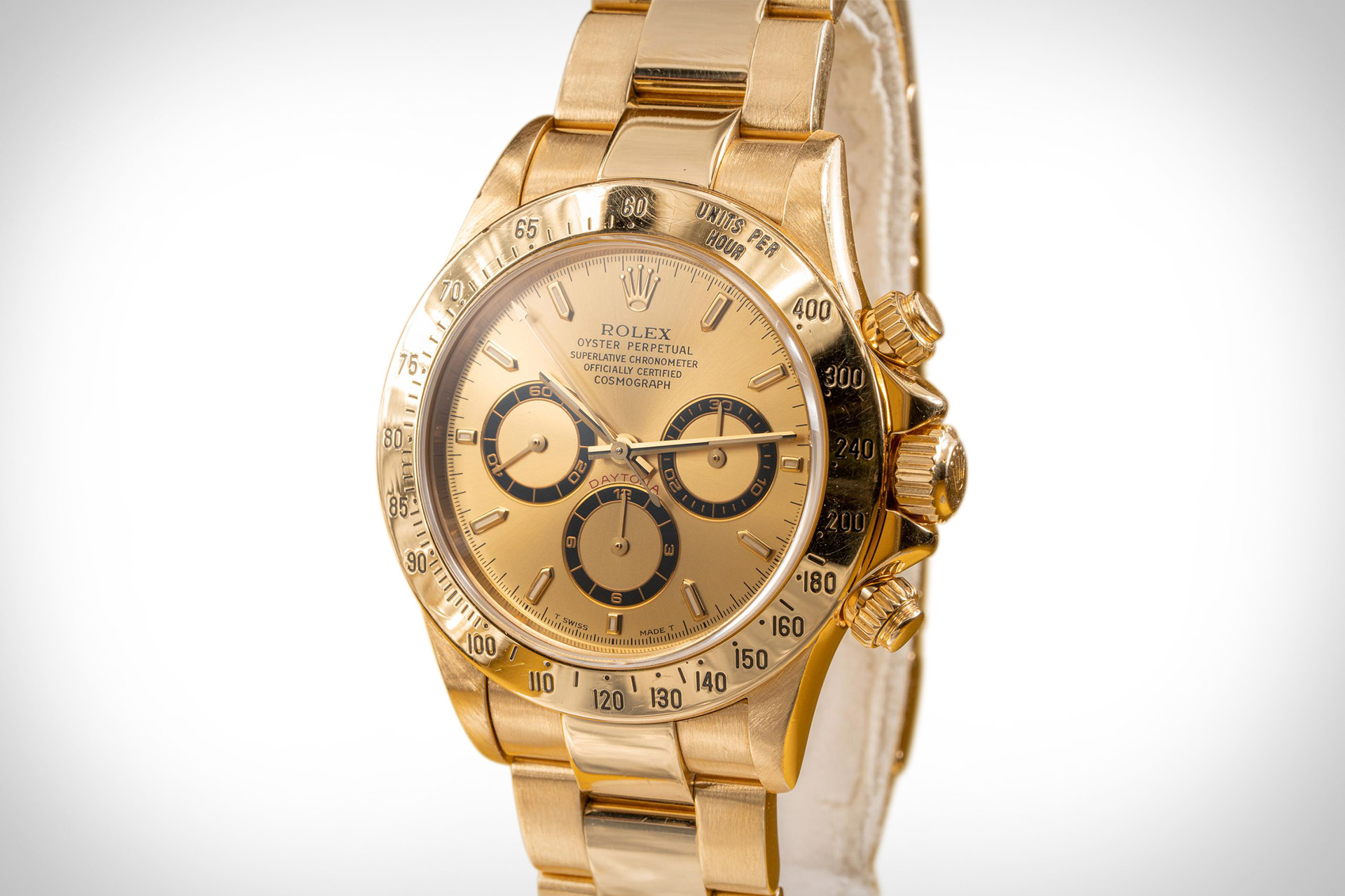 1997 Rolex Daytona 18K Gold 16528 Watch | Uncrate