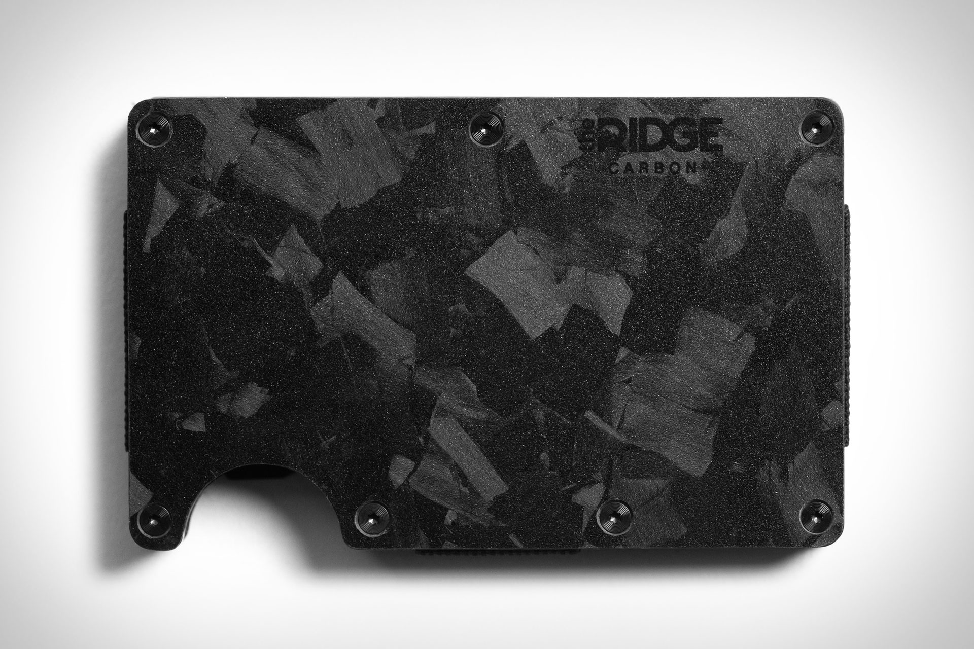 Ridge Forged Carbon Cash Strap Wallet | Uncrate