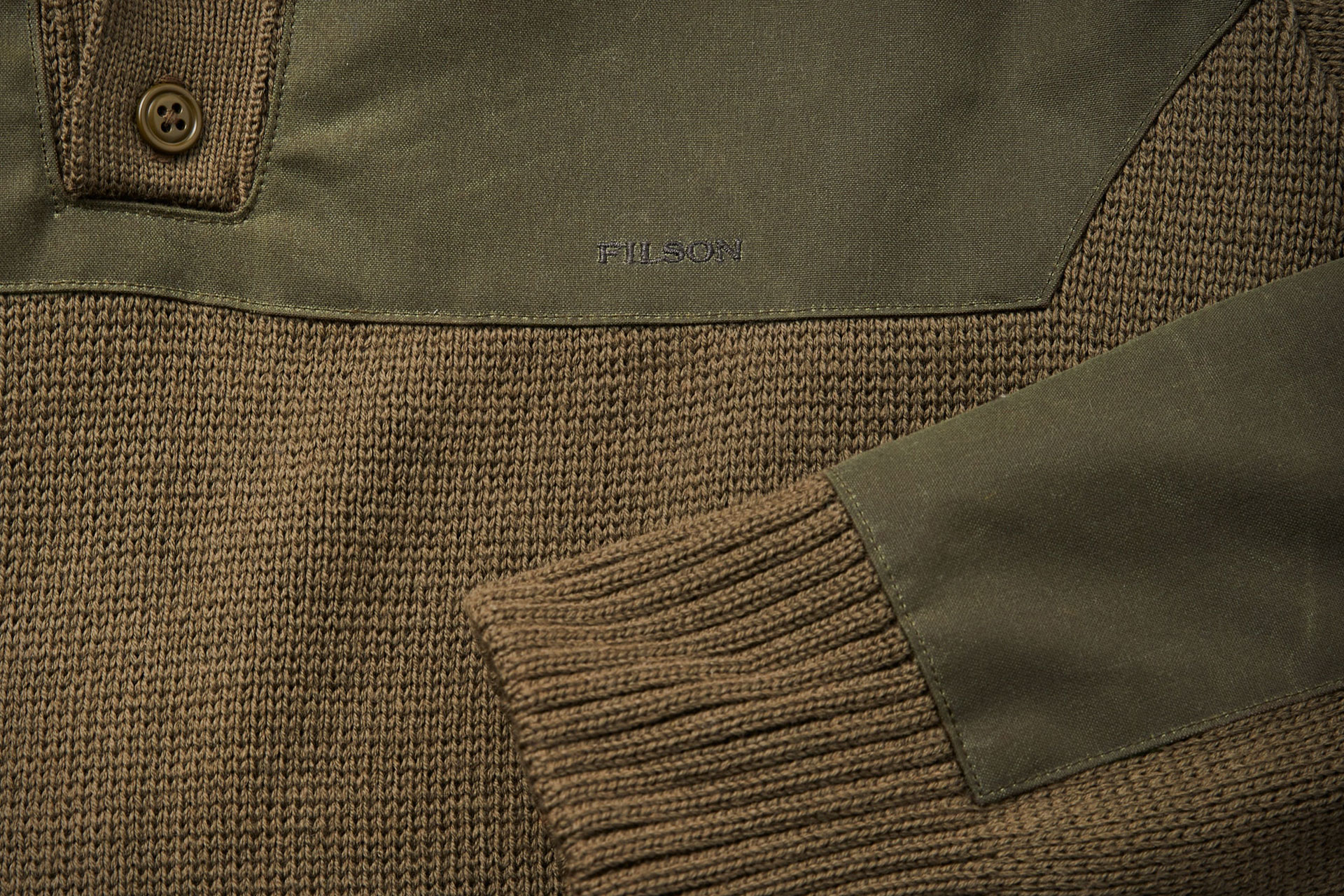 Filson Henley Guide Sweater | Uncrate