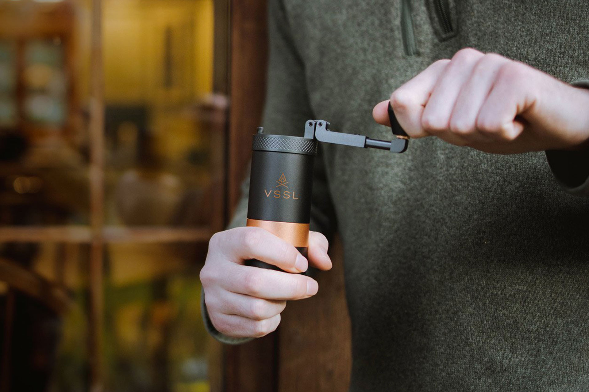 VSSL Java Coffee Grinder | Uncrate