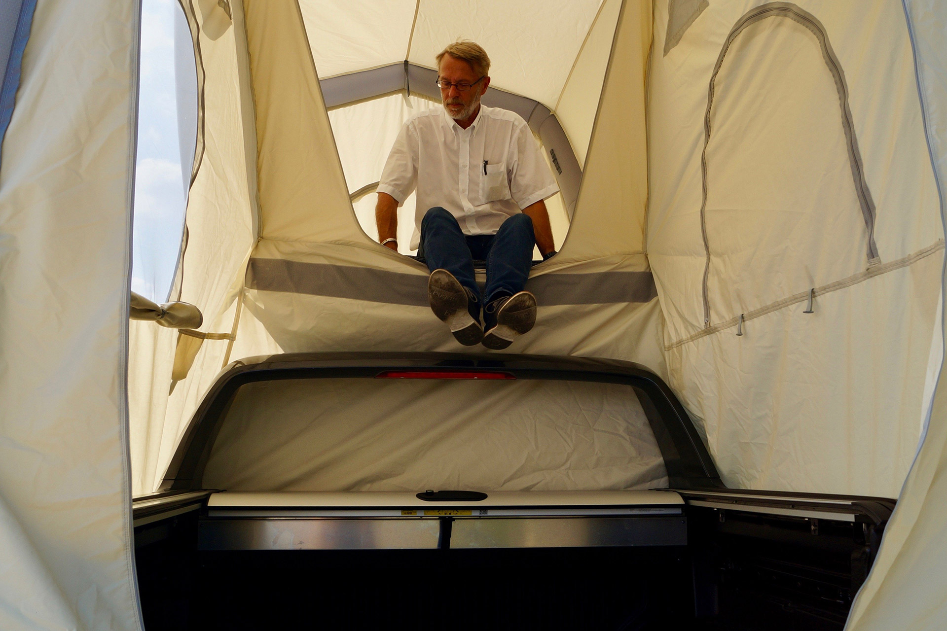 GentleTent GT Pickup Inflatable Rooftop Tent | Uncrate