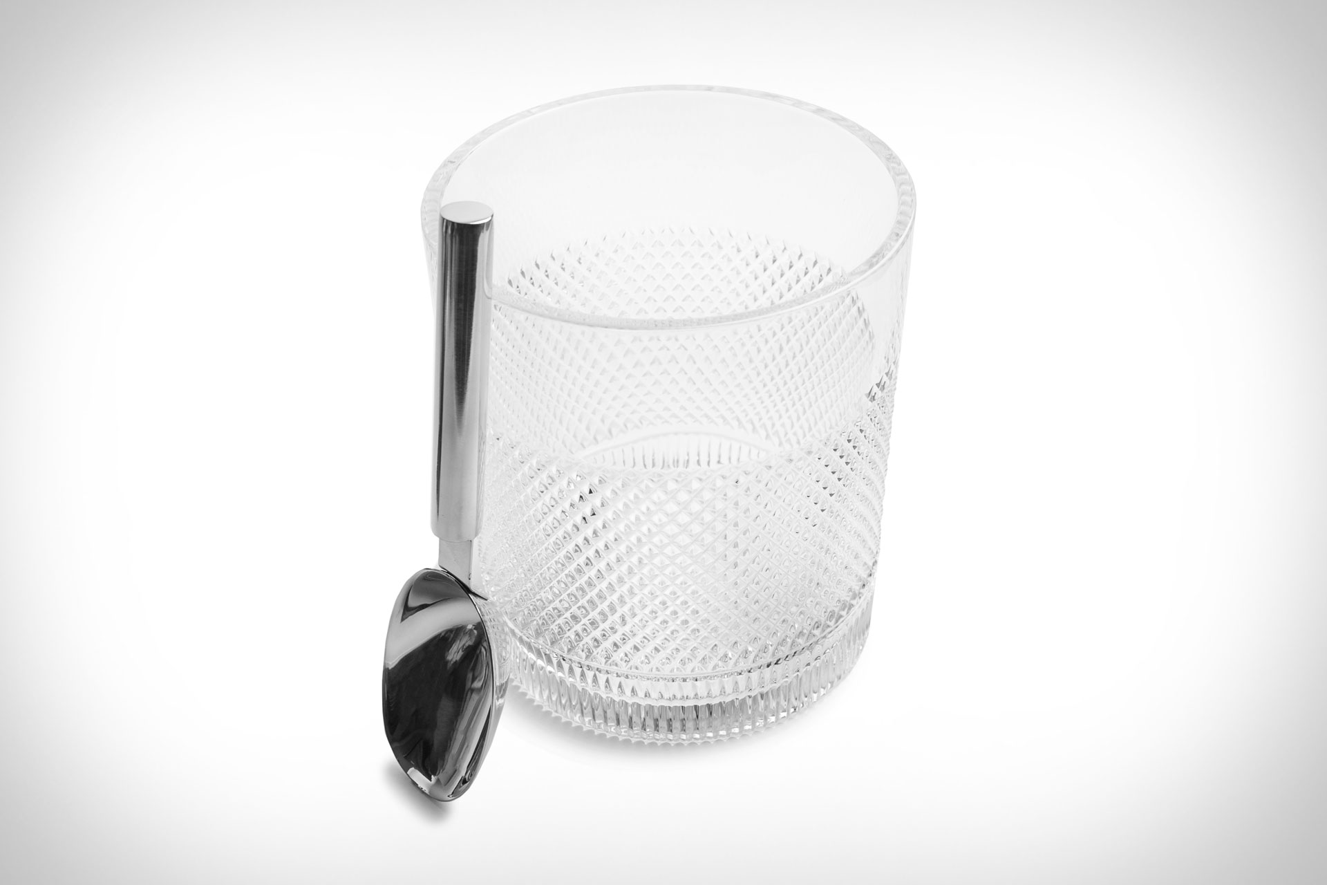 Waterford Crystal Diamond Cut Ice Bucket & Scoop | Uncrate