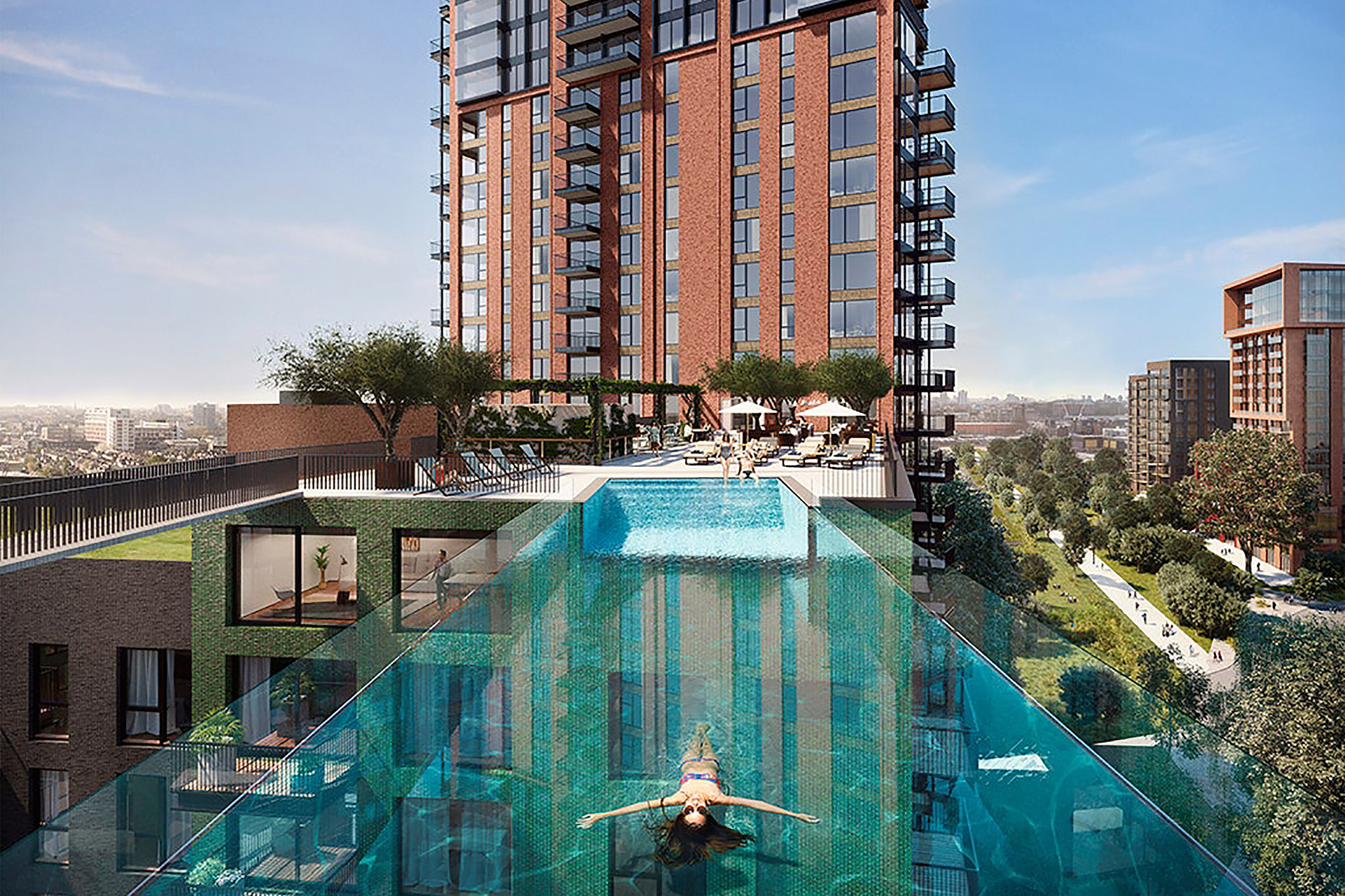 Embassy Gardens Sky Pool | Uncrate