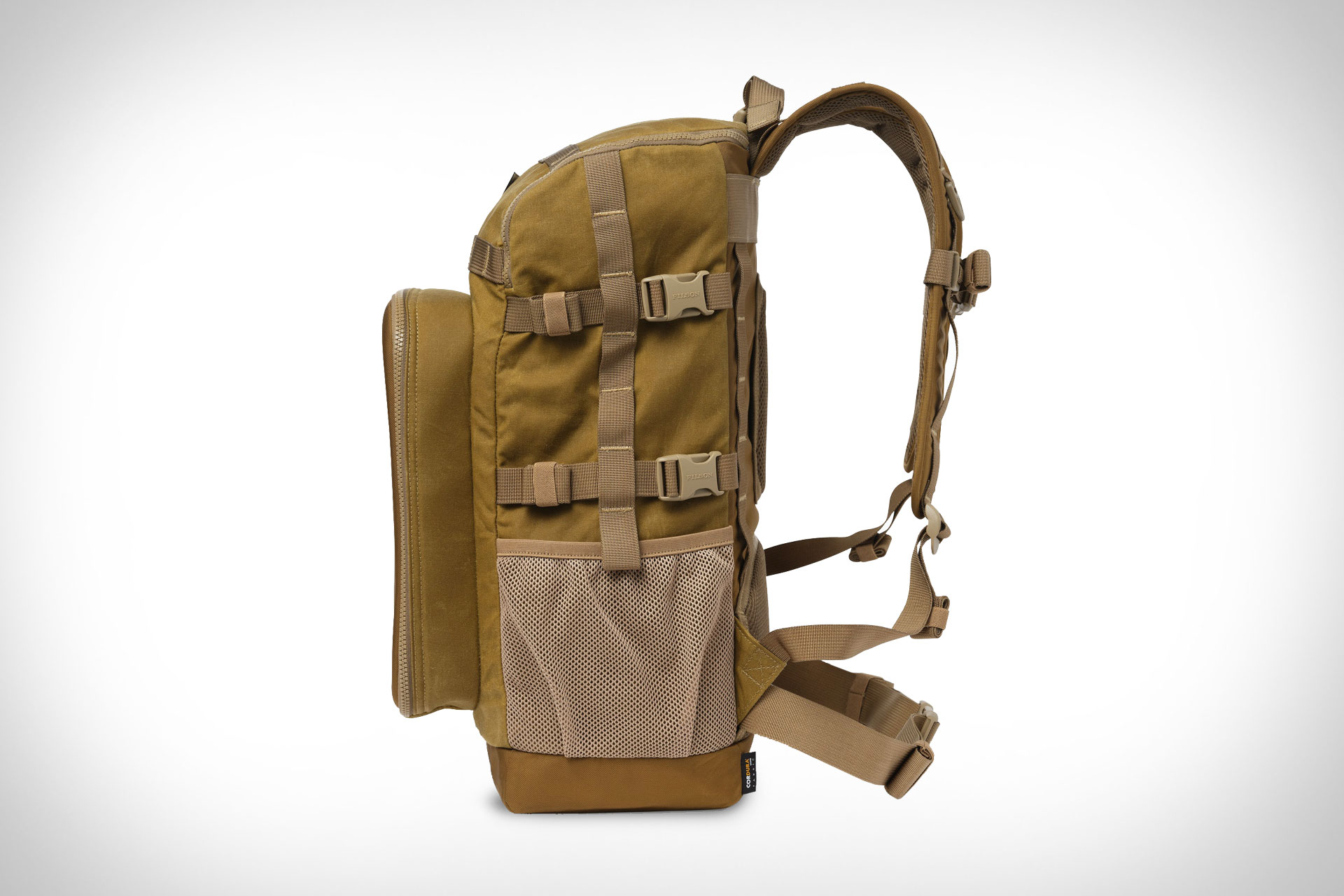 Filson Alcan Tin Cloth Tool Backback | Uncrate