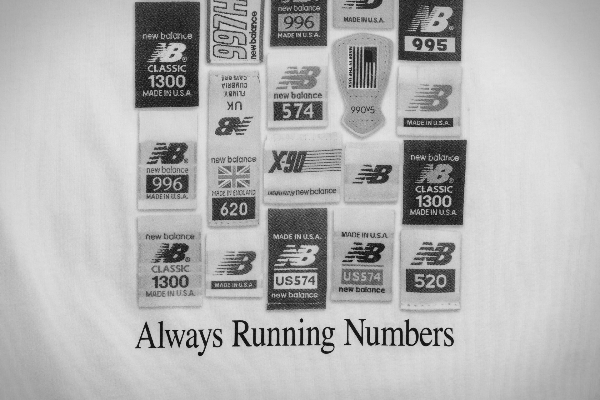 New Balance Always Running Numbers T-Shirt | Uncrate