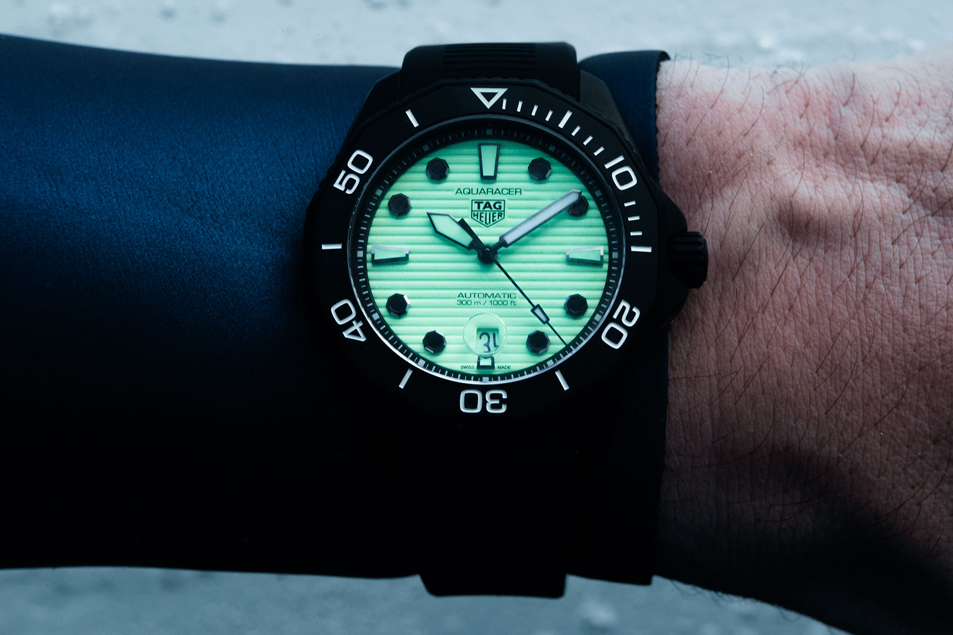 Tag Heuer Night Diver Aquaracer Professional 300 Watch | Uncrate